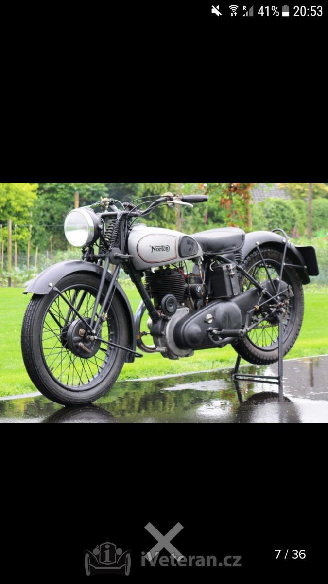 Prodám Norton 16H 500cc r.v. 1943 - i-Veteran.cz