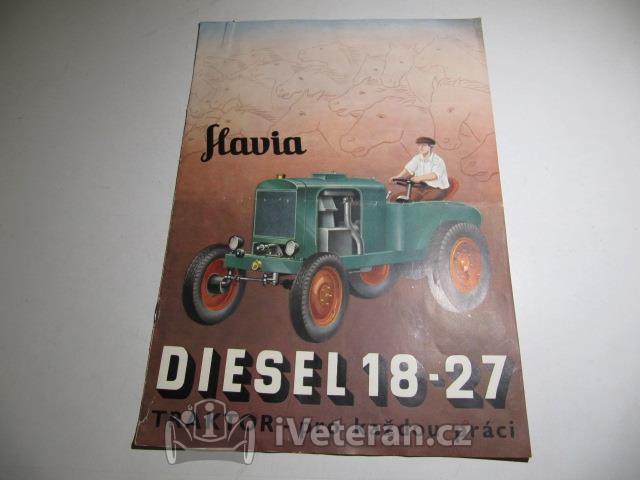 Prodám prospekt traktor Slavia diesel 18-27 - Bratři Paříkové - i ...